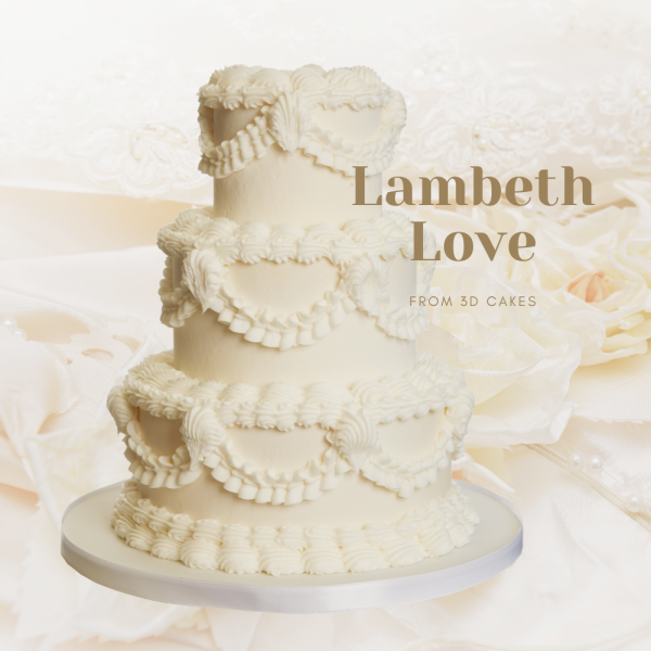 LAMBETH LOVE | Lambeth Love D | 3D Cakes