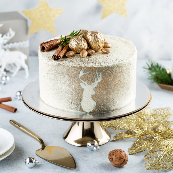 CHRISTMAS GOLDEN STAG | Wedding, Birthday & Party Cakes