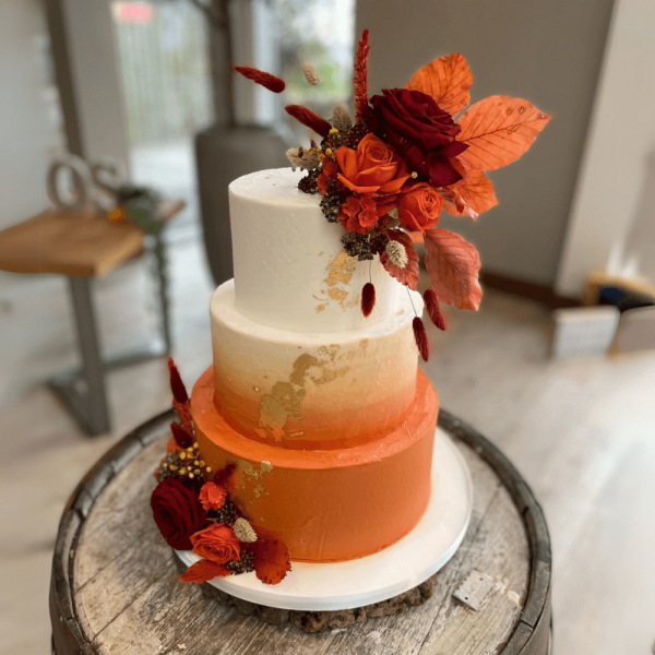 AUTUMN OMBRE | Wedding Cakes | 3D Cakes