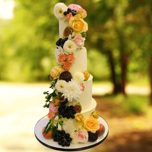 FLORAL CASCADE | Wedding Cakes