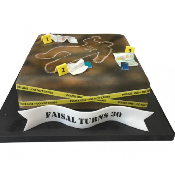 FORENSIC SCENE | Birthday Party Cakes