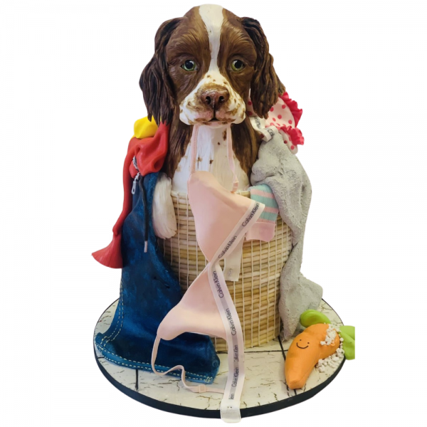LAUNDRY BASKET PUP | Wedding, Birthday & Party Cakes