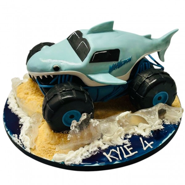 MONSTER JAM MEGALODON | Wedding, Birthday & Party Cakes
