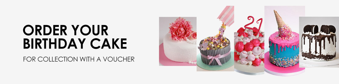 Birthday Cake Choice Of 5 Designs - Collection Only